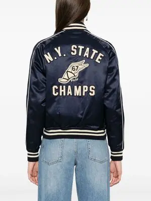 Ralph Lauren Logo-patch Bomber Jacket