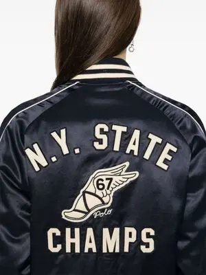 Ralph Lauren Logo-patch Bomber Jacket