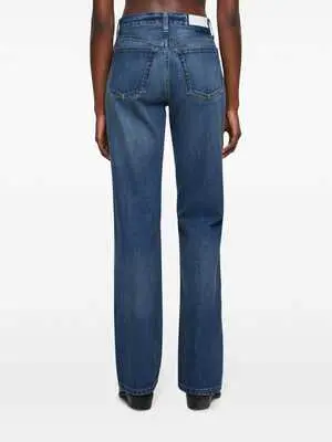 RE/DONE High-rise Straight Jeans