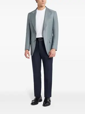 TOM FORD Ribbed Single-breasted Blazer