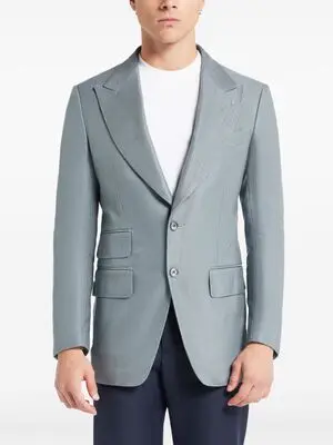 TOM FORD Ribbed Single-breasted Blazer