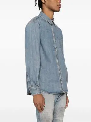 Helmut Lang Curved Denim Shirt