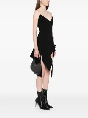 MUGLER Spiral Curve 02 Mini Bag - Grey