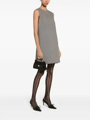 Dolce & Gabbana Houndstooth Wool Dress