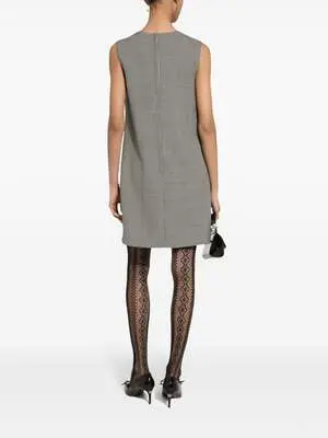 Dolce & Gabbana Houndstooth Wool Dress
