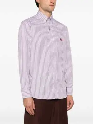 Etro Striped Cotton Shirt - Pink