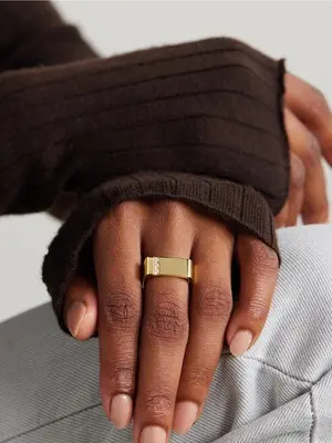 Established Lockdown 18-karat Diamond Ring