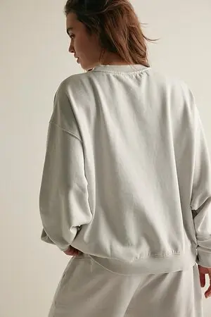 Free People Intimately Slow It Down Pullover - Oyster