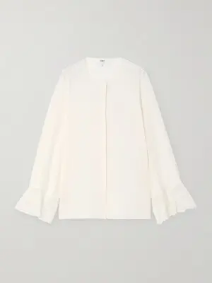 Chloé Lace Trimmed Blouse