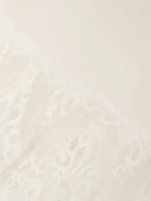 Chloé Lace Trimmed Blouse