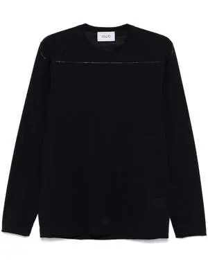 D4.0 Slub-texture T-shirt - Blue
