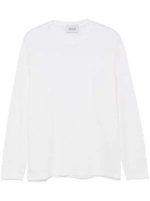 D4.0 Slub-texture T-shirt - White