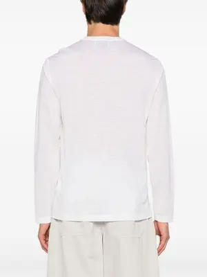 D4.0 Slub-texture T-shirt - White