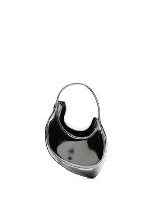 MUGLER Mini Smooth Spiral Curve 02 Bag - Silver
