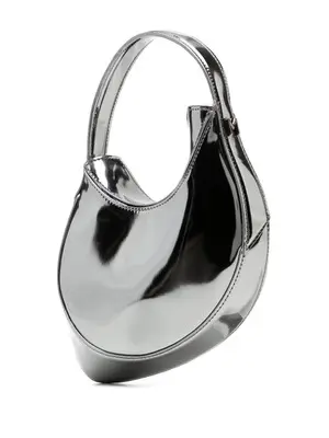 MUGLER Mini Smooth Spiral Curve 02 Bag - Silver