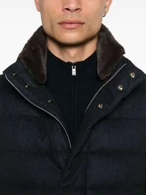 Herno Quilted Coat - Blue