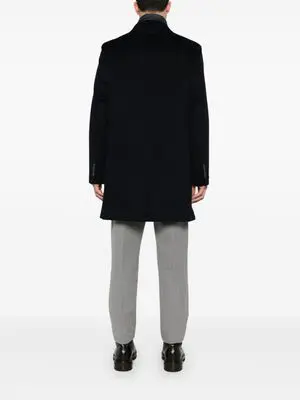 Herno Virgin Wool Coat - Blue