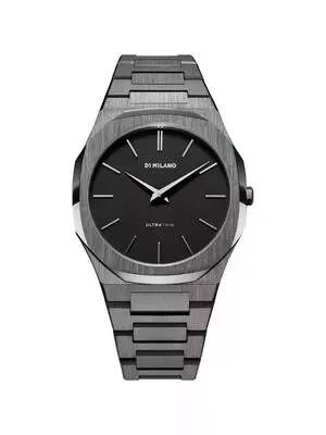 D1 MILANO Ultra Thin 40mm Watch - Black