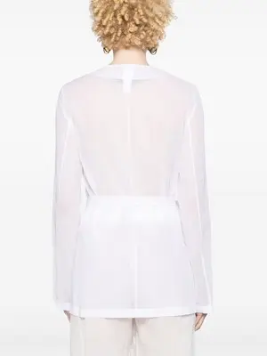 Fabiana Filippi V-neck Muslin Wrap Jacket