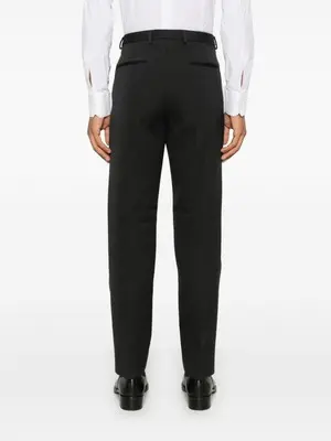 Gucci Logo-embroidered Wool Trousers
