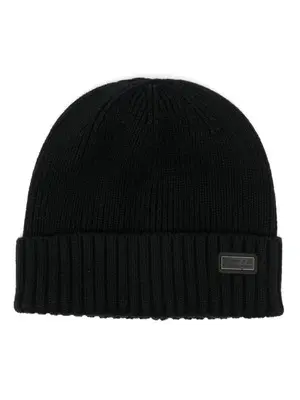 BARBOUR INTERNATIONAL Ribbed Knit Beanie