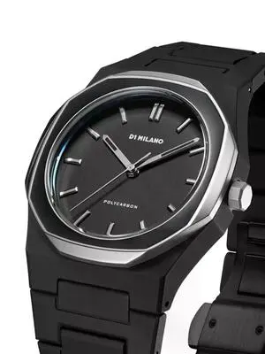 D1 MILANO Polycarbon 37mm Watch - Black