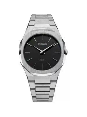 D1 MILANO Ultra Thin 40mm Watch - Black