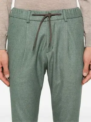 Herno Felted Trousers - Green
