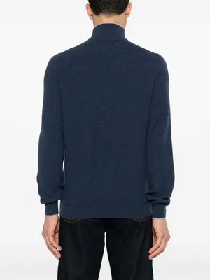 Fedeli Cashmere Pullover - Blue