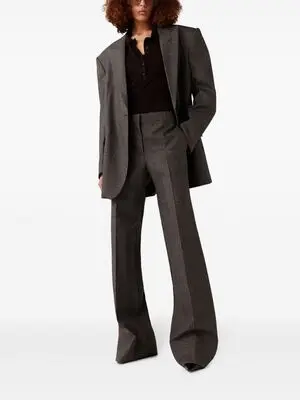 Stella McCartney Wool Tailored Trousers - Grey