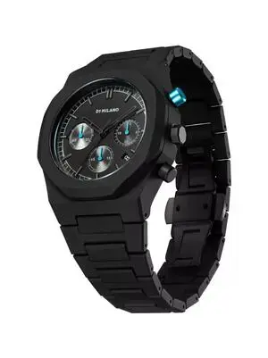 D1 MILANO 40.5mm Chronograph Watch - Black