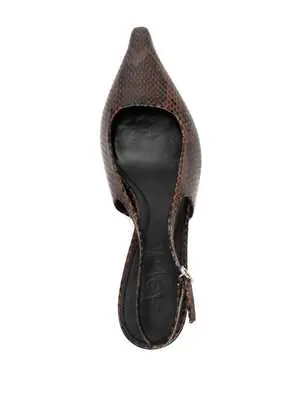 AeydĒ 50mm Catrina Pumps - Brown