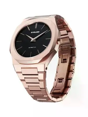 D1 MILANO Ultra Thin 40mm Bracelet Watch - Black