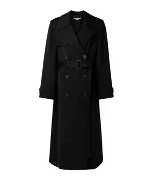 Stella McCartney Belted Double-breasted Trench Coat
