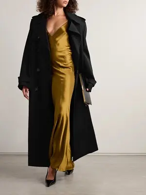 Stella McCartney Belted Double-breasted Trench Coat