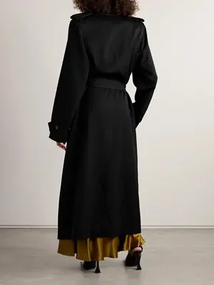 Stella McCartney Belted Double-breasted Trench Coat