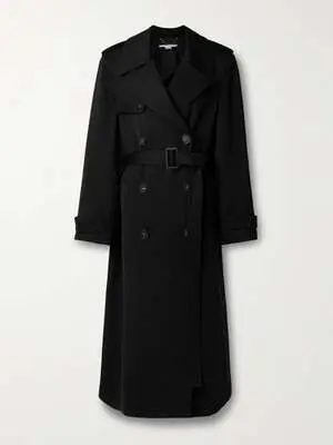 Stella McCartney Belted Double-breasted Trench Coat