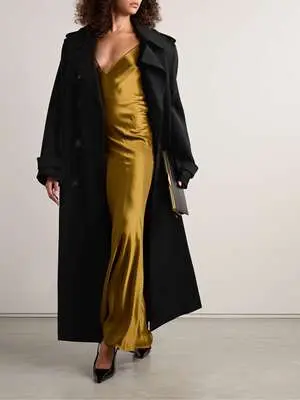 Stella McCartney Belted Double-breasted Trench Coat