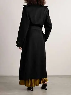 Stella McCartney Belted Double-breasted Trench Coat