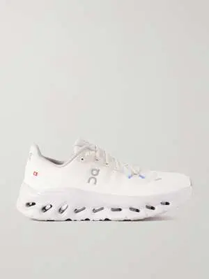 On Cloudtilt Stretch Recycled-knit Sneakers - White