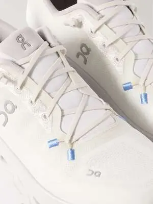 On Cloudtilt Stretch Recycled-knit Sneakers - White