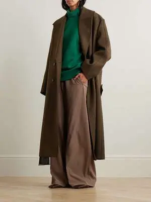 RÓHE Oversized Double-breasted Wool-blend Coat