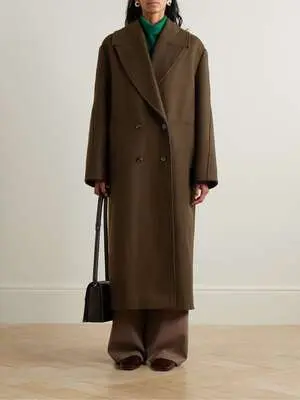RÓHE Oversized Double-breasted Wool-blend Coat