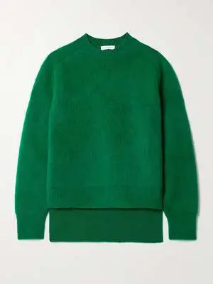 Rabanne Chain-embellished Brushed-wool Sweater