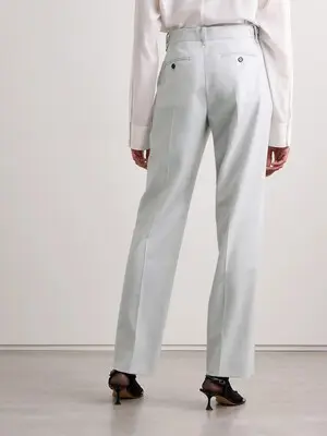 Proenza Schouler Teddy Cotton-twill Pants - Gray