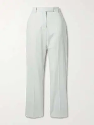 Proenza Schouler Teddy Cotton-twill Pants - Gray