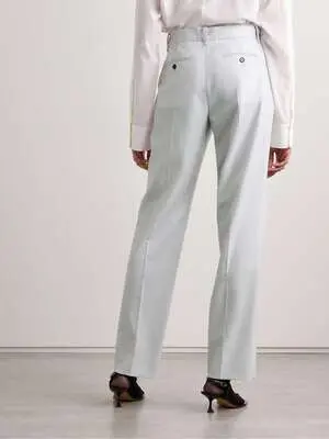 Proenza Schouler Teddy Cotton-twill Pants - Gray