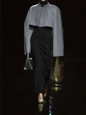 Khaite Storm Turtleneck Midi Dress - Black