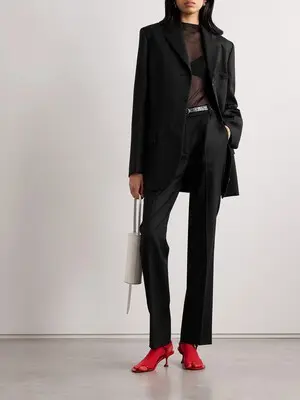 Proenza Schouler Archer Wool-blend Twill Blazer
