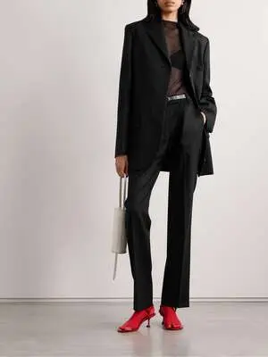 Proenza Schouler Archer Wool-blend Twill Blazer